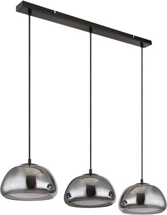 Globo Lighting Lampe suspendue lampe de salon lampe suspendue plafonnier verre couleur fum&eacute;e 3 lampes