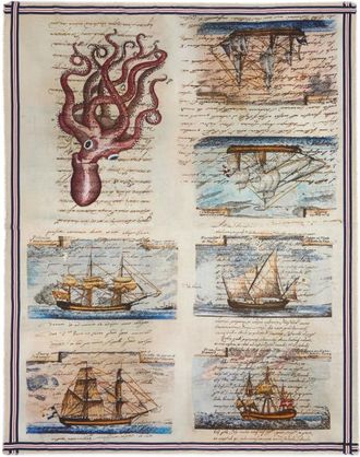 Faliero Sarti Femme, Accessoires, Multicolore, Taille: ONE Size Velieri Scarf