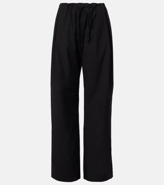 Khaite Pantalon ample Rohen en laine vierge