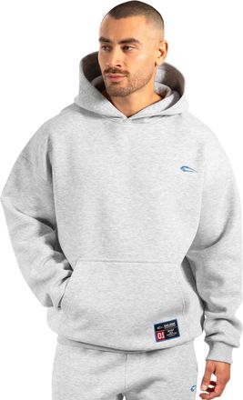 Smilodox Hoodie Herren Rayk, Kapuzenpullover mit Logo auf Brust und gro&szlig;em R&uuml;ckenprint, Pulli K&auml;ngurutasche, B&uuml;ndchen weicher Stoff, sportlicher Sweater f&uuml;r Al