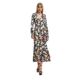Never Fully Dressed Robe Longue - Femme - Robes - Multicolore - Taille: 36 FR