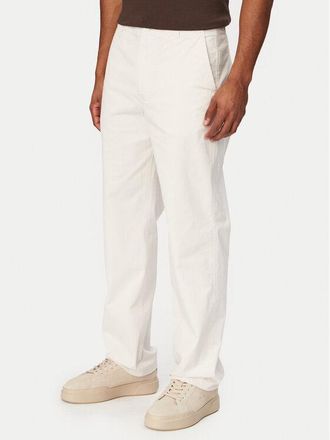 Calvin Klein Jeans Chinos 90s LV04RF619G Wei&szlig; Straight Fit