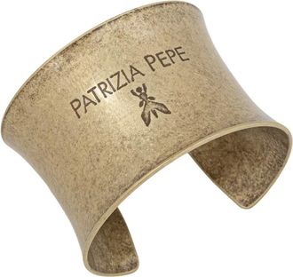 Patrizia Pepe Bracelet sculptural avec finition vintage - Femme - Accessoires - Jaune - Taille: ONE Size