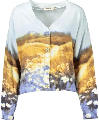 Desigual Azzurro Baumwoll Damenpullover