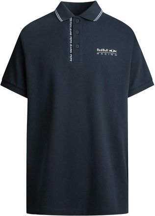 Pepe Jeans London Red Bull Racing X Pepe Jeans Herren RBR Tipped Logo Polo Polo, Blue (Dulwich Blue)