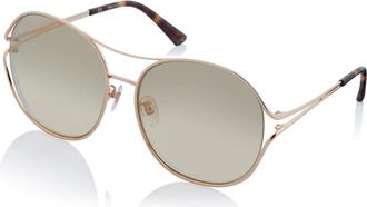Nina Ricci Gro&szlig;e runde Sonnenbrille - - Accessories - Damen - Gelb - ONE SIZE