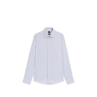 HUGO BOSS Chemise &agrave; rayures en coton
