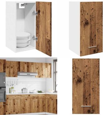 vidaXL Hängeschrank Altholz-Optik 30x31x60 cm Holzwerkstoff - Vidaxl