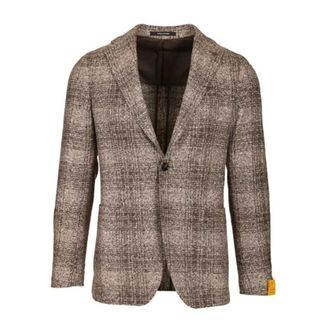Tagliatore Einreihiger Blazer - - Jackets - Herren - Braun - L