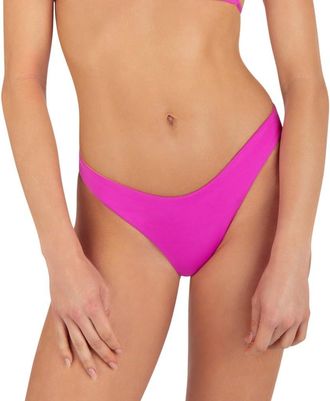 Hurley Damen Solide Rsvb freche U-Unterseite Bikini-Unterteile, Fuchsia/Wassermelone, XS