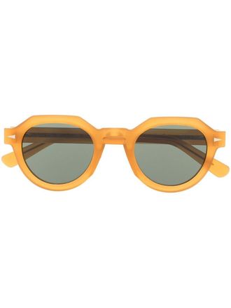 Ahlem Sonnenbrille mit rundem Gestell - Orange