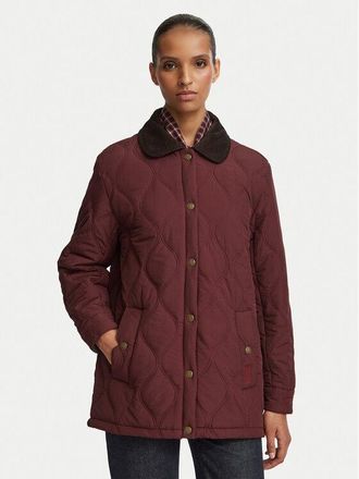 Hunter &Uuml;bergangsjacke HARW0027262 Dunkelrot Regular Fit