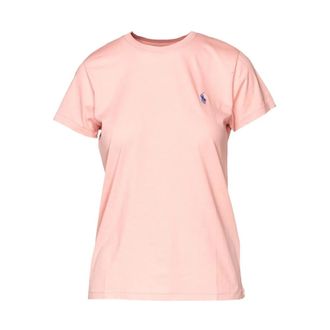 Polo Ralph Lauren 40/1 Baumwoll-Jersey-T-Shirt - - Tops - Damen - Rosa - XS