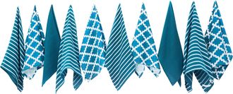 Penguin Home Premium Geschirrtuch für die Küche aus 100% Reiner Baumwolle, 10er-Set Küchentücher, weiches und strapazierfähiges Küchentuch-Set, maschinenwaschbar, 