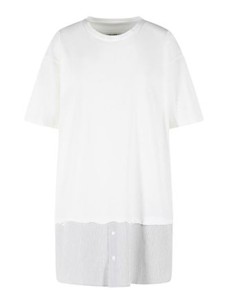 Maison Margiela Pull Col Rond - Blanc