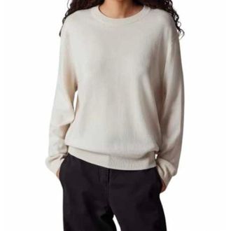 Paul Smith Femme, Pulls, Beige, Taille: 40 FR Pull en Cachemire &agrave; Col Rond