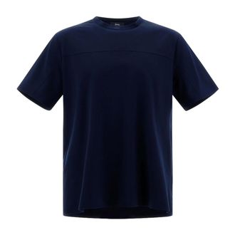 Herno Homme, Tops, Bleu, Taille: L T-shirts et Polos Bleus avec Coupe Régulière