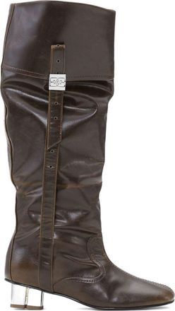 Ganni Stiefel - Grün