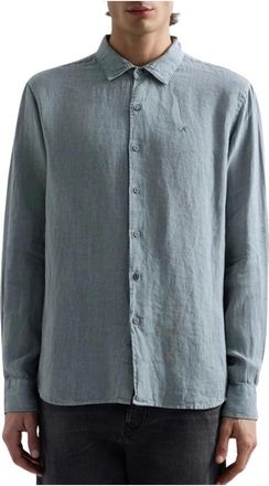 Replay Homme, Chemises, Bleu, Taille: XL Camisa m4159