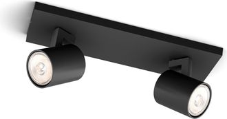Philips Runner Einbaustrahler GU10 2x Schwarz