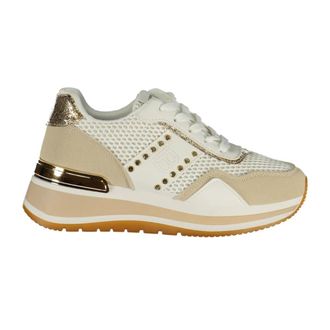 Laura Biagiotti Sneaker mit Strasssteinen - - Shoes - Damen - Wei&szlig; - 39 EU