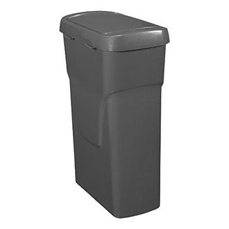 Great Plastic M&uuml;lleimer aus Kunststoff, umweltfreundlich, 25 Liter, Grau, Einheitsgr&ouml;&szlig;e