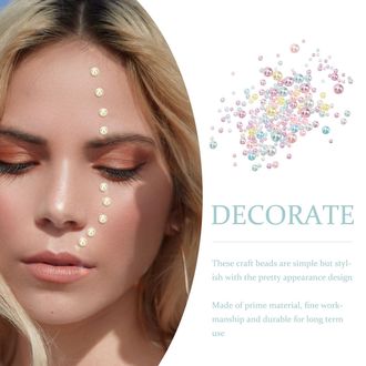 BESPORTBLE 400 St&uuml;ck Schwimmende Perlen ohne Loch Bunte Selbstgemacht Vasendekoration Perlenf&uuml;llung f&uuml;r Vasen Leichtes Material Kompakt f&uuml;r Kreative Wohnaccessoi