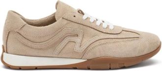 Frau Femme, Chaussures, Beige, Taille: 40 EU CrossHybrid Suede Baskets