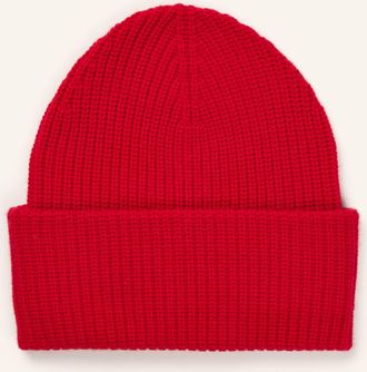 Mrs & Hugs Mrs & Hugs M&uuml;tze Mit Cashmere rot