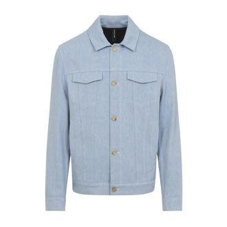 Kiton Cotton Jacket - - Jackets - Herren - Blau - L