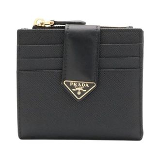 Prada Portefeuille Pre-owned (bi-pli) - Femme - Pre-owned - Noir - Taille: ONE Size