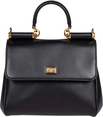 Dolce & Gabbana Femme, Sacs, Noir, Taille: ONE Size My Sicily Handbag