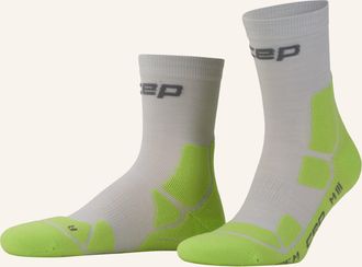 CEP Cep Trekking-Socken Hiking Mid Cushion Compression - Mid Cut Mit Merinowolle grau