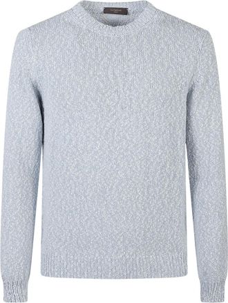 Zanone Homme, Pulls, Bleu, Taille: 2XL Giro ML Sweater