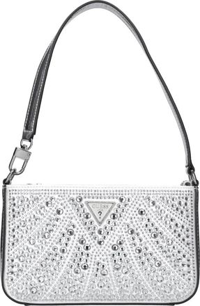 Guess Femme, Sacs, Gris, Taille: ONE Size Beauvoir Mini Sac Bandouli&egrave;re