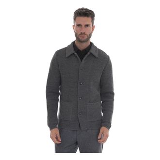 Paoloni Veste pull - Homme - Pulls - Gris - Taille: L