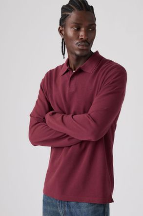 Levi's Long Sleeve Original Polo - Homme - Violet / Tawny Port - XL