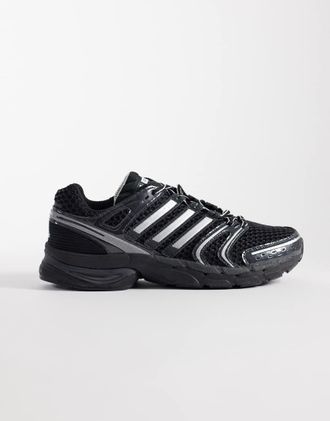 adidas Originals Adistar Control 5 - Sneaker in Triple-Schwarz und Silber