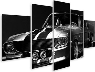 Islandburner Bild auf Leinwand 1967 Ford Mustang Shelby Gt 500 Bilder Wandbilder Poster