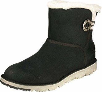 s.Oliver 26411, Bottes Classics courtes, doublure chaude femme - Noir - Noir (1), 38 EU (5 Femme UK) EU