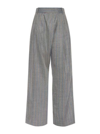 Ganni Formale Hose - Grau