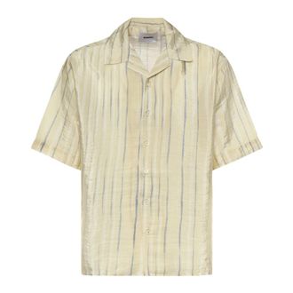 BONSAI Homme, Chemises, Jaune, Taille: M Pantera Graphic Botton Down