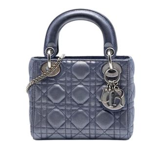 Dior Pre-owned Sac Lady Dior - Femme - Pre-owned - Bleu - Taille: ONE Size