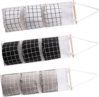 BESPORTBLE 3 Stück Teiliges Tür rückseite Aufbewahrungstaschen mit Fächern Wandhängende Organizer Tasche aus Reißfestem Material Große Kapazität für Bad Schlafzi