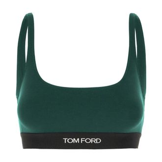 Tom Ford Modal Signature Bralette - - Sport - Damen - Gr&uuml;n - L