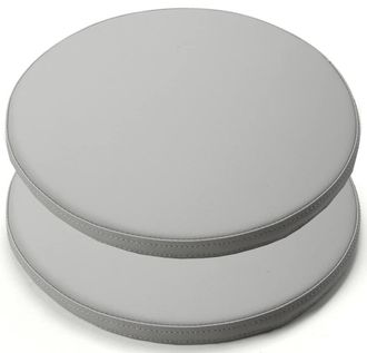 Generic Rundes Stuhlkissen Aus Memory-Schaumstoff Rutschfestes Weiches Rundes Stuhlkissen,1/2/4er Set Sitzkissen/Hockerkissen, Bequemes Bar-Sitzkissen(Light G