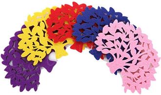 Generic Untersetzer-Set aus Filz, hohl, hitzebest&auml;ndig, f&uuml;r Tassen, Flaschenform, Baumform, zuf&auml;llige Farbe, tragbar und n&uuml;tzlich, einfache Bedienung, 5 St&uuml;ck