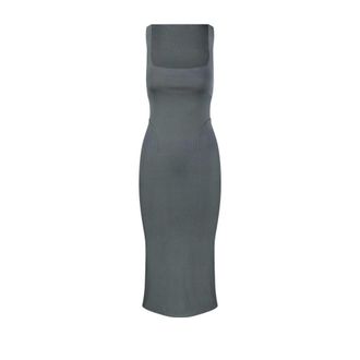 Alaia Robe Crayon 606 - Femme - Robes - Vert - Taille: 38 FR