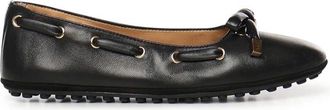 Tod's Femme, Chaussures, Noir, Taille: 38 1/2 EU Ballerines en cuir nappa