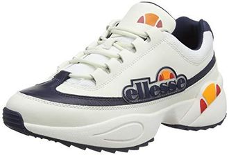 Ellesse Femme Sparta Baskets, Multicolore (White/Dark Blue WHT/DK Blu), 37 EU